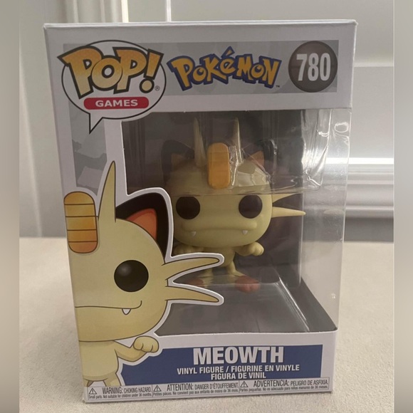 Funko | Toys | Funko Pop Pop Games Pokemon Meowth Vinyl Figure ...